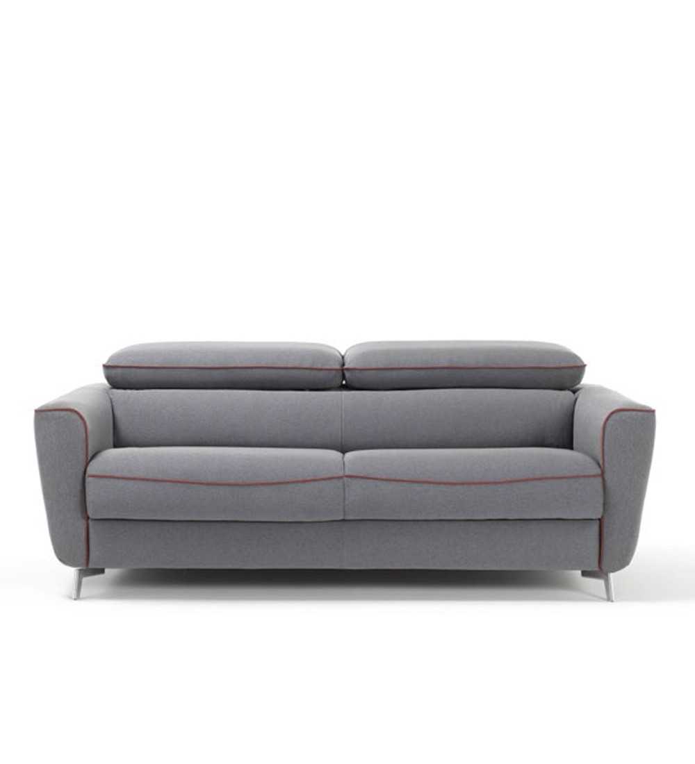 Canape convertible en lit tissu couchages 120, 140 ou 160 Design